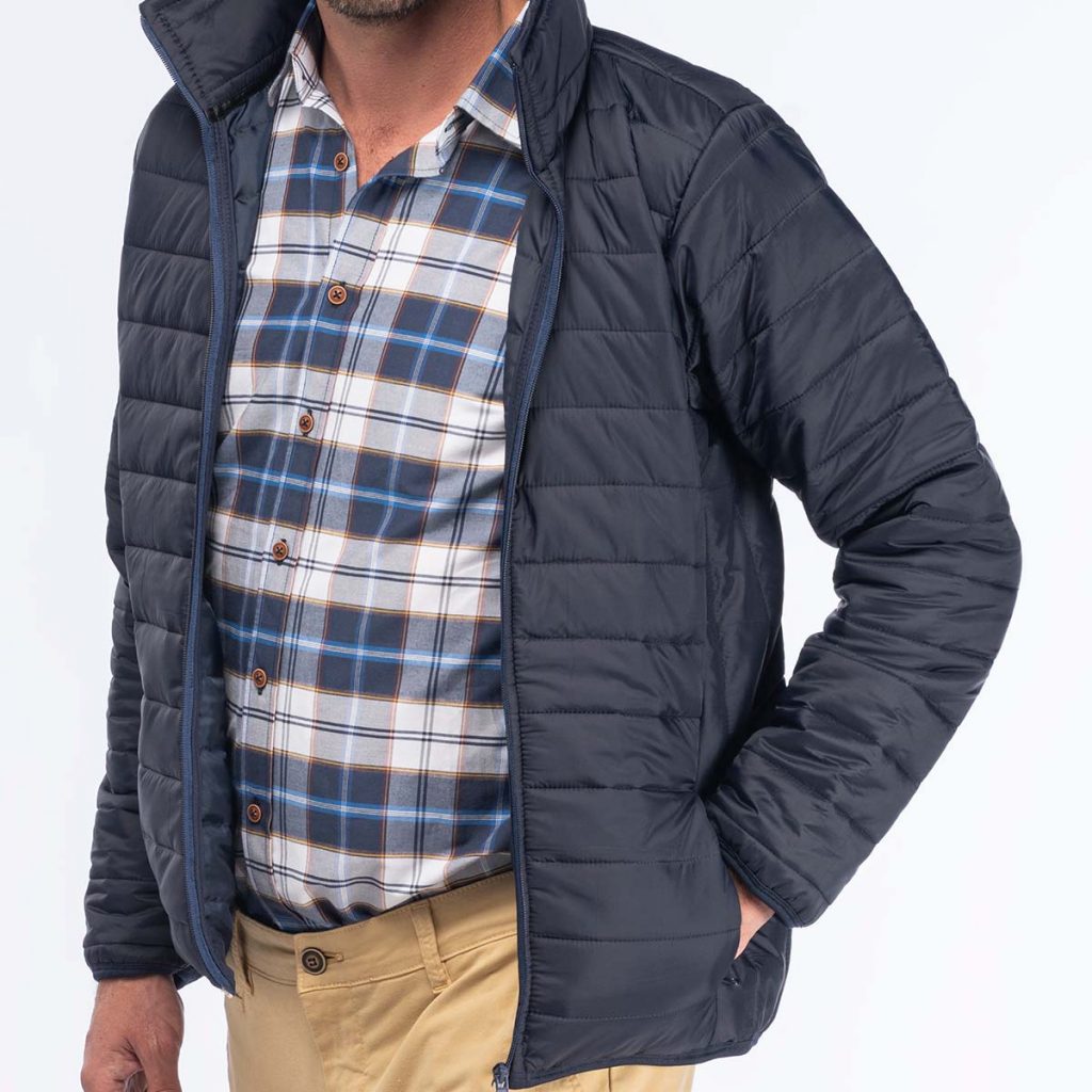 Chompa acolchada azul – AKÍ