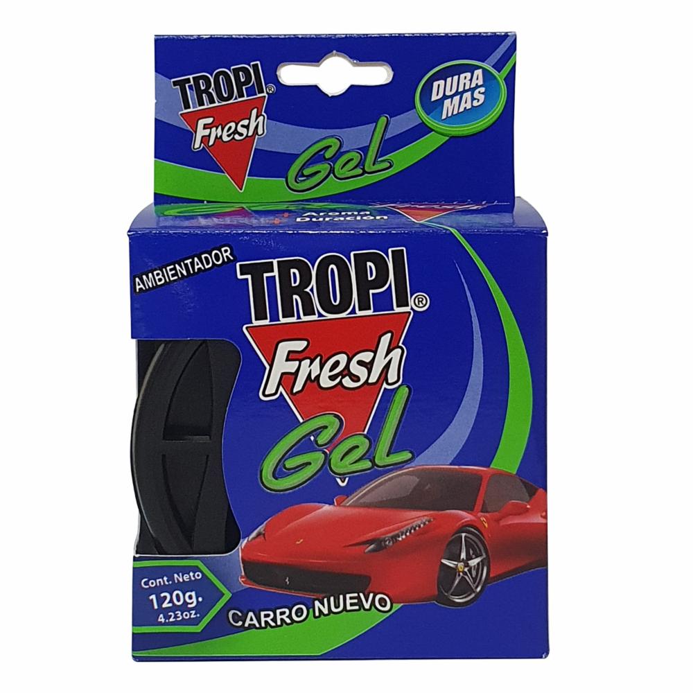 Ambiental Para Auto En Gel Aroma Carro Nuevo TROPI FRESH 120 G - AKI