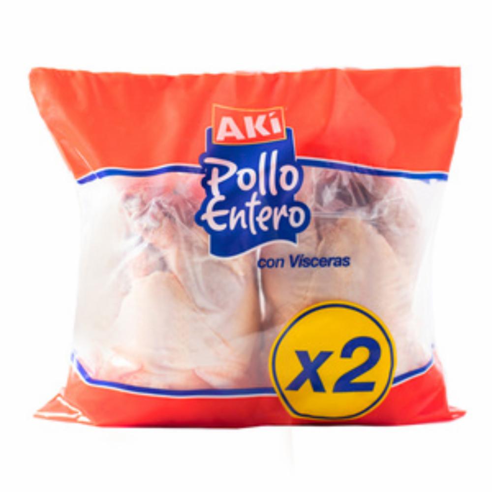 Dúo Pack Pollo Entero AKÍ Al Peso - AKI