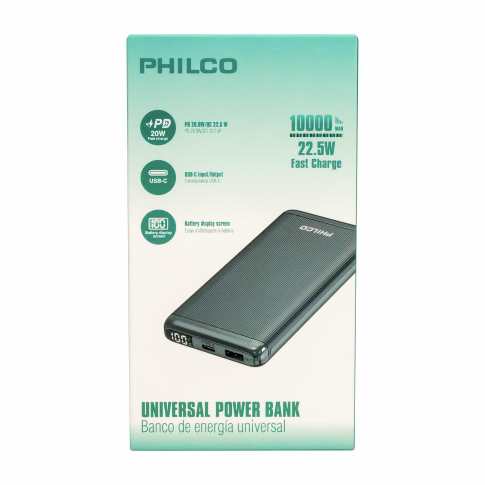 Power Bank Black PHILCO 10000MAH - AKI