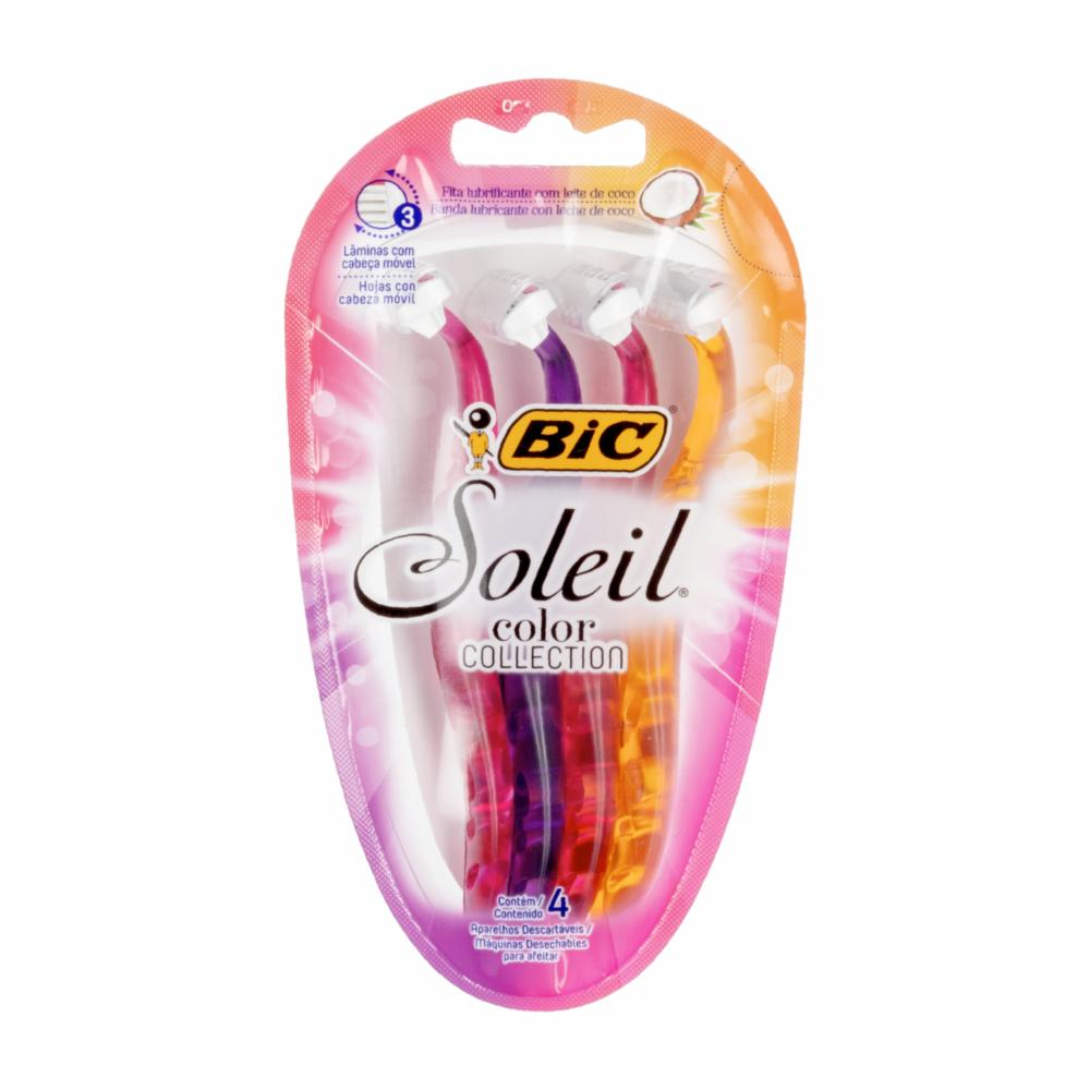 Máquina Afeitadoras Desechables Soleil BIC 4 u - AKI