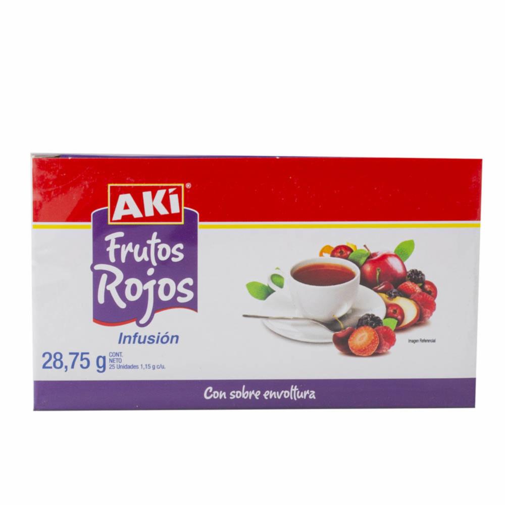 Té Frutos Rojos AKÍ 25 X 1,15 G - AKI