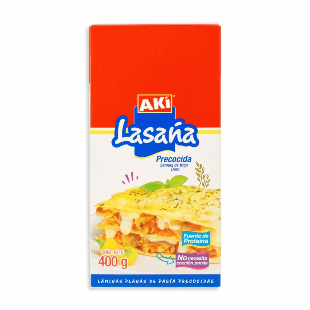 Pasta Para Lasaña Precocida AKÍ 400 G - AKI