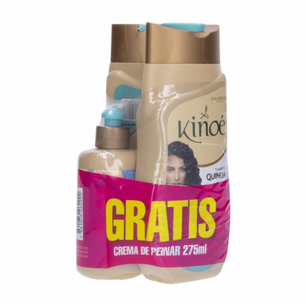 Shampoo Elixir +Acondicionador+Crema De Peinar KINOE 1355 Ml - AKI