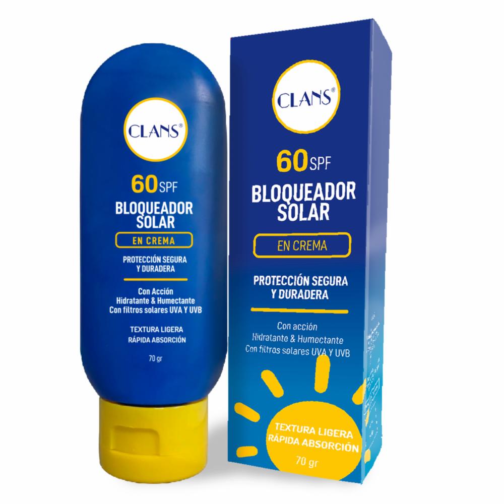 Bloqueador Solar Con SPF 50+ CLANS 70 G - AKI