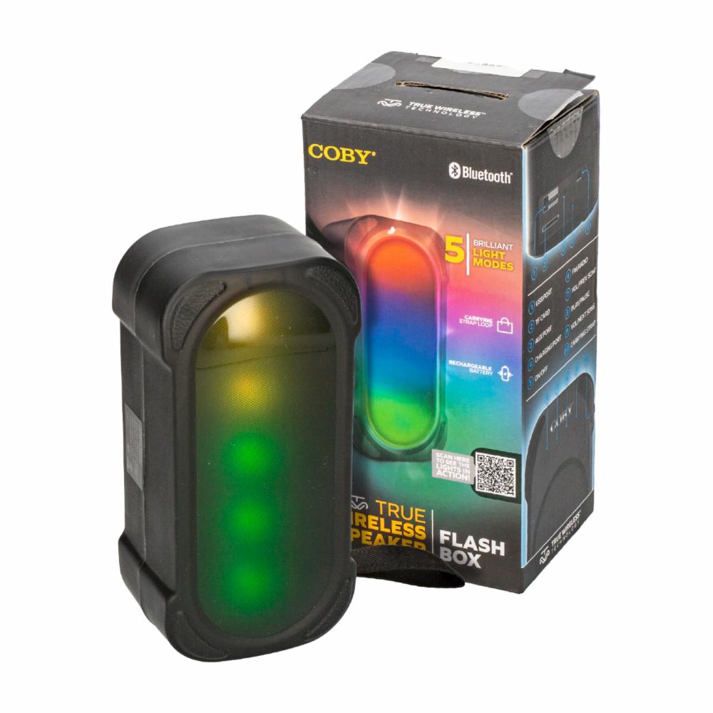 Mini Parlante Luces CSTW525BK COBY Negro - AKI