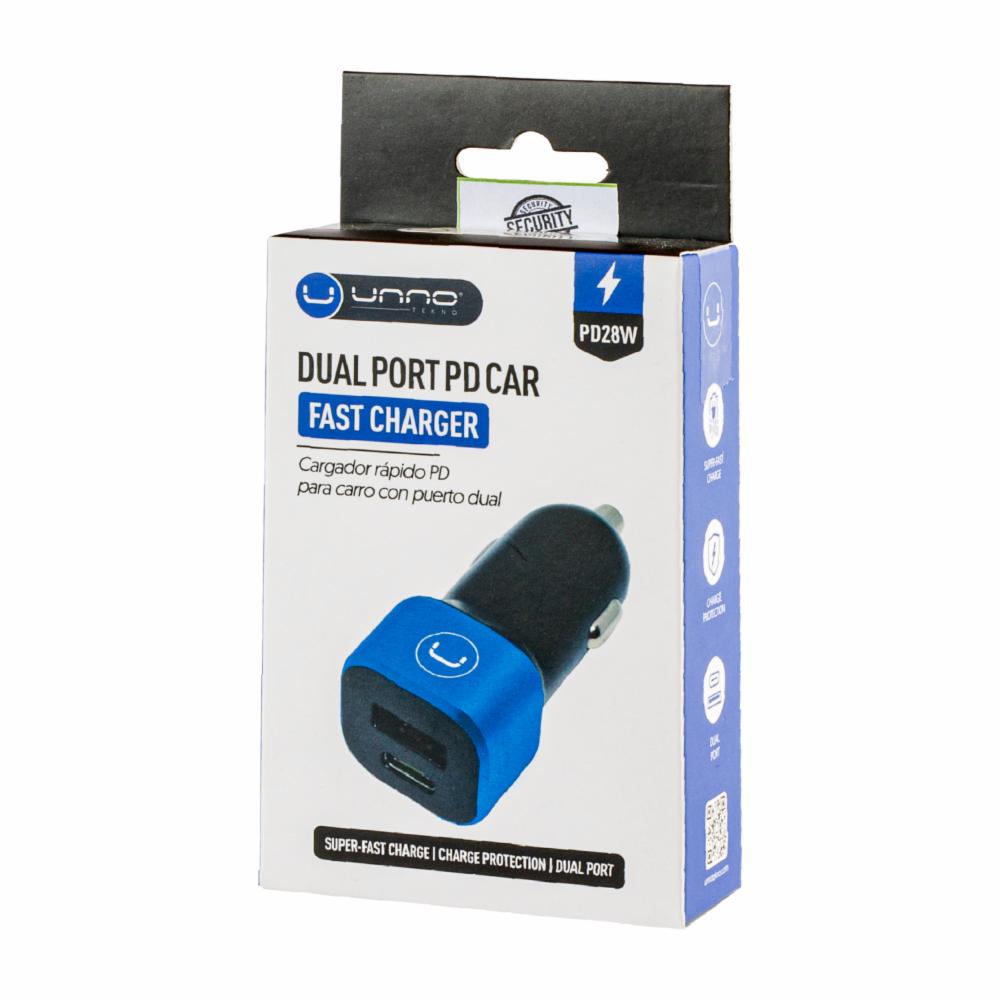 Cargador De Auto Usb Tipo A Usb Tipo C AOC Unidad - AKI