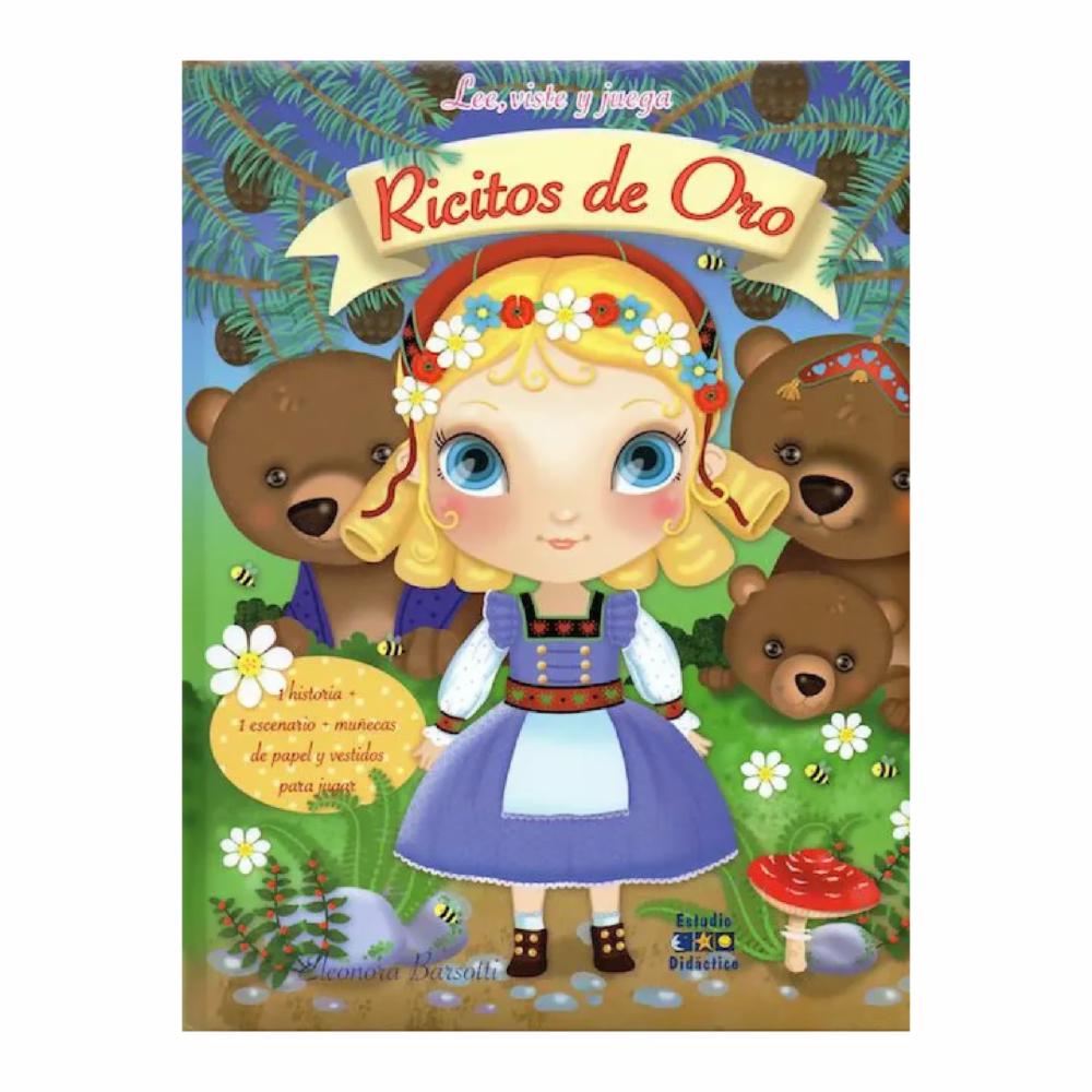 Libro Ricitos De Oro Lee Viste Y Juega ESTUDIO DIDACTICO 23 Páginas - AKI