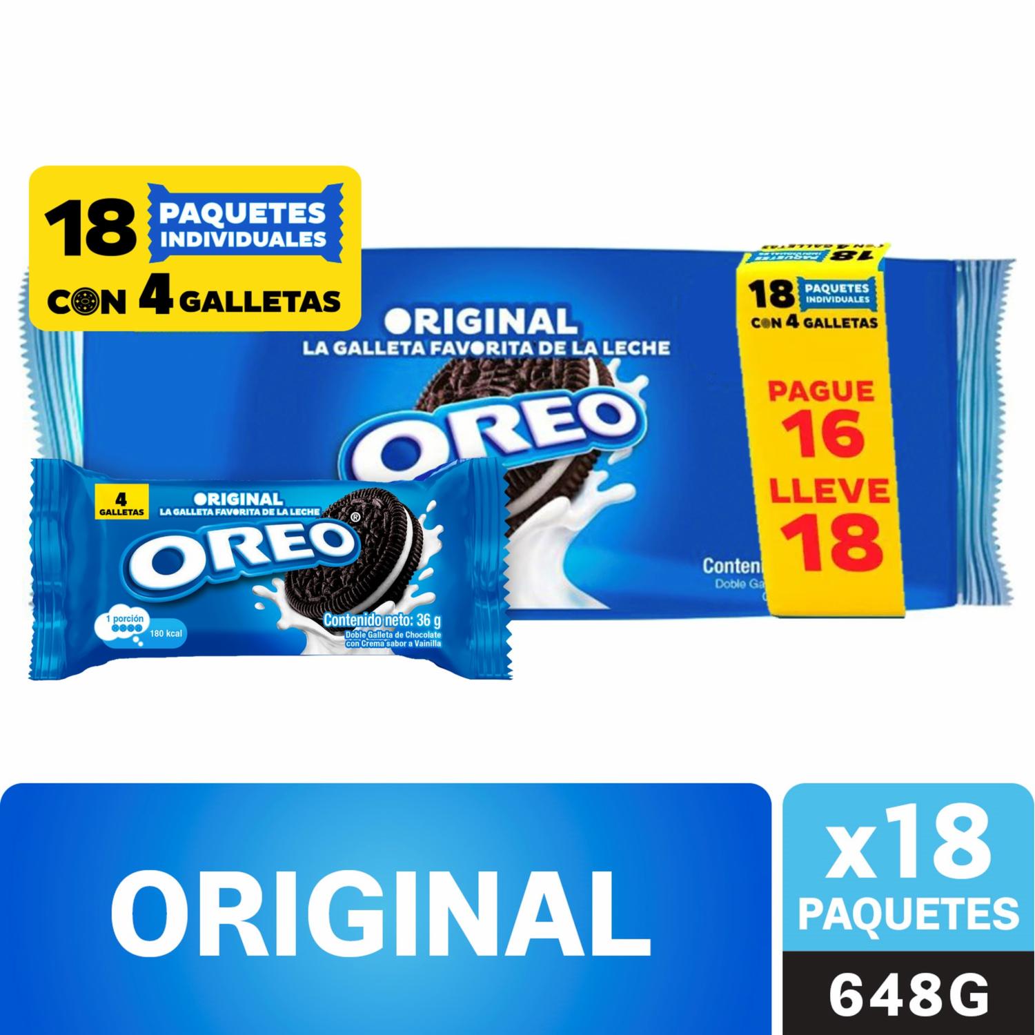 Galletas Dulces Sabor Original OREO 648 G - AKI