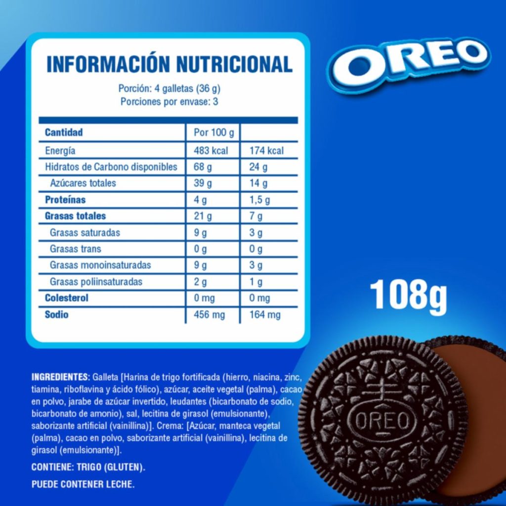 Galletas Dulces Sabor Chocolate OREO 108 G - AKI