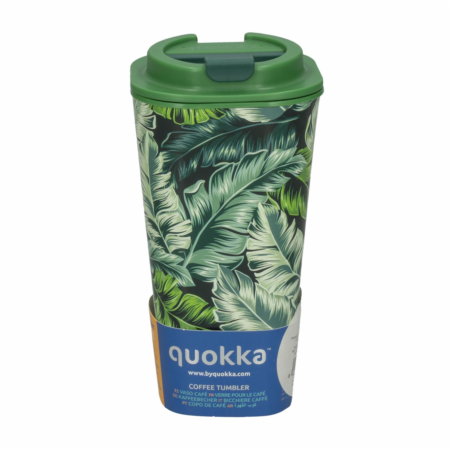 Vaso Plástico Para Café Diseño Jungla 450 Ml QUOKKA 40225 - AKI