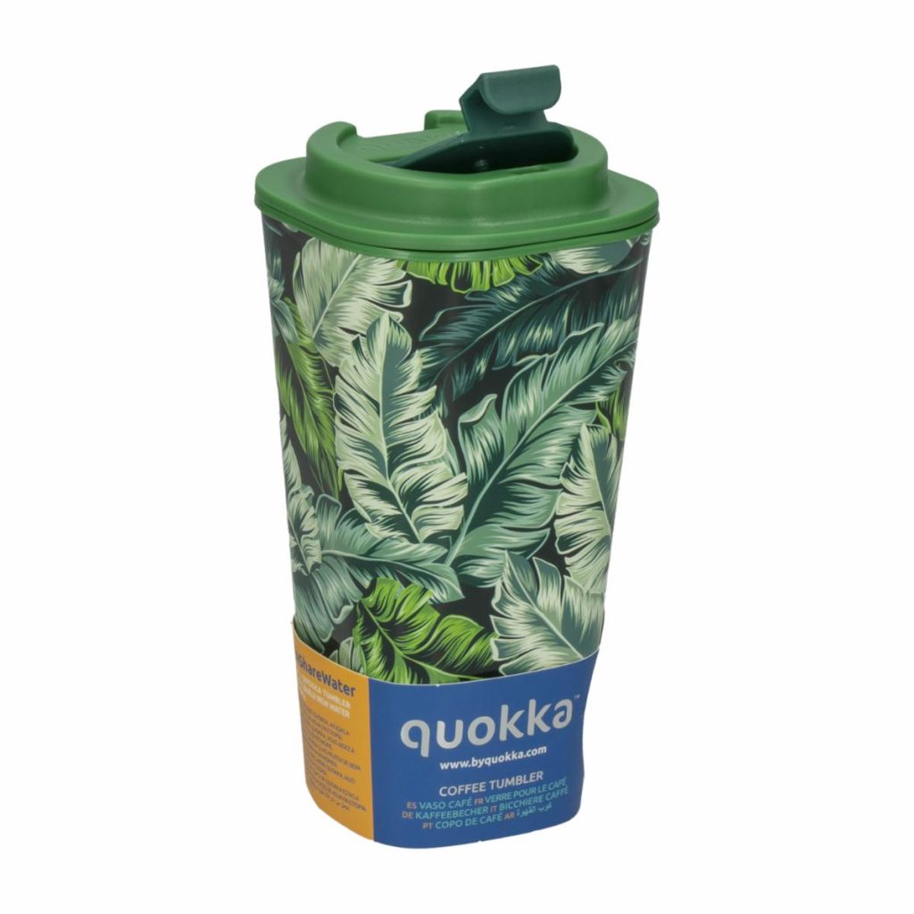 Vaso Plástico Para Café Diseño Jungla 450 Ml QUOKKA 40225 - AKI